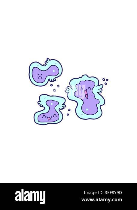 sales flash animation of cartoon cells design Stock Video Footage - Alamy