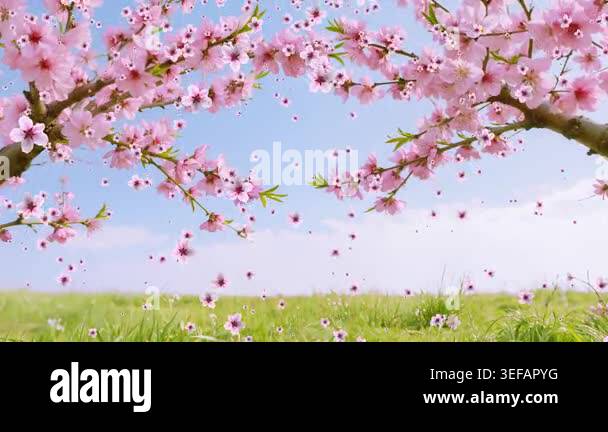 Springtime brings the revival of all things and the blooming of peach ...