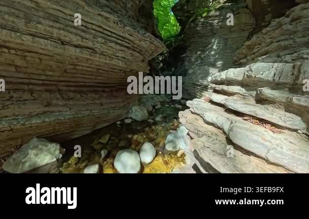 Brent de l'Art Canyon Interior - Close-up of Layered Rock Formations ...