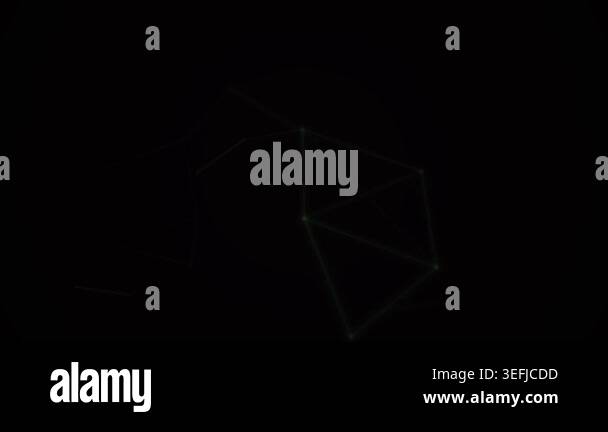 Dynamic abstract animation featuring evolving black and white geometric ...