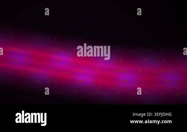 Glowing neon pink light streak animation on black background Stock ...