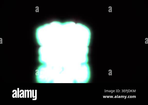 A series of glowing light effects on a black background Stock Video ...