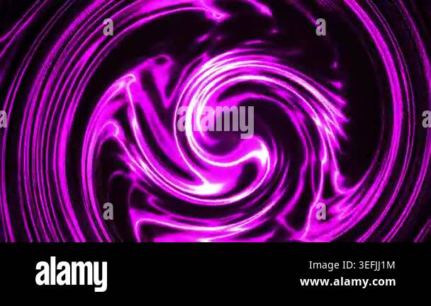 An abstract animation featuring a swirling vortex of glowing neon ...