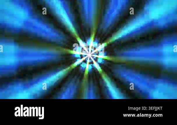 A mesmerizing abstract visual featuring a central bright light ...