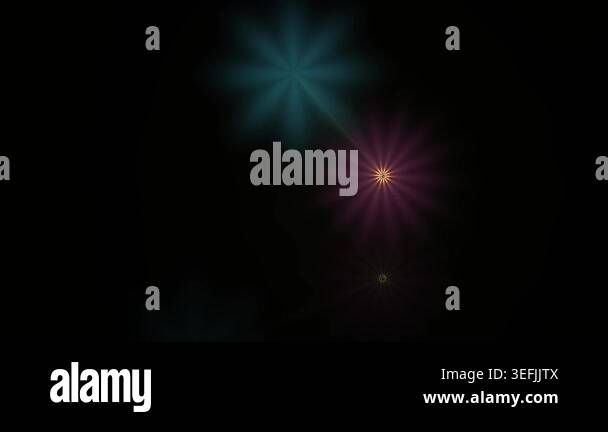 A vibrant and abstract visual effect featuring a colorful laser beam or ...