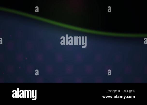 An abstract dark blue background with a subtle green line creating a ...