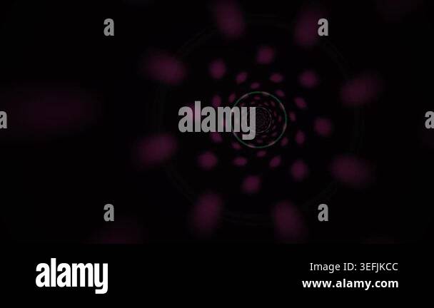 A mesmerizing abstract animation featuring a pulsating geometric ...