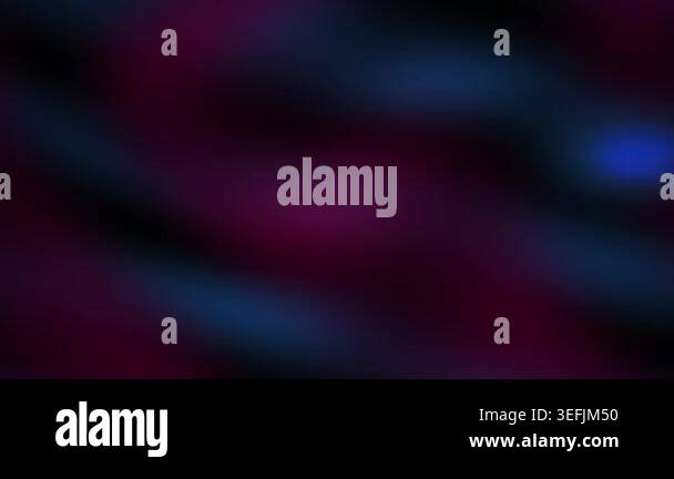 A dark abstract background with smooth motion of purple and blue colors ...