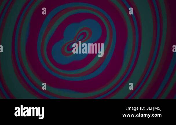 Abstract motion graphic featuring dark red and blue ripple waves ...