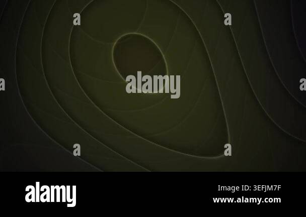 Abstract animation of dark green and purple liquid shapes moving slowly ...