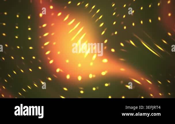 Dynamic abstract background with glowing orange and yellow lights ...