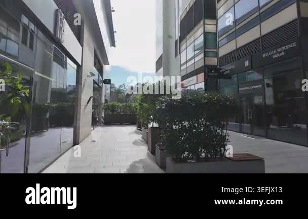 Batumi, georgia 25 april 2026: alleyway passing through contemporary ...