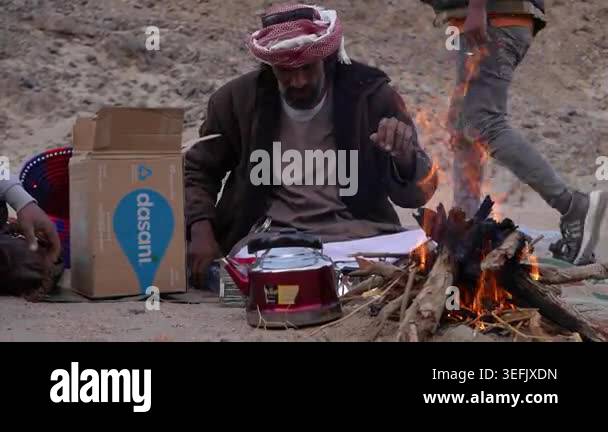 Marsa alam, egypt 24 april 2026: an authentic bedouin man wearing a ...
