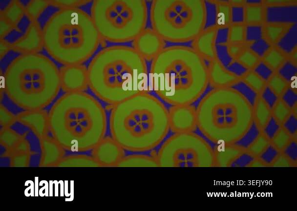 Collection of colorful abstract geometric patterns Stock Video Footage ...