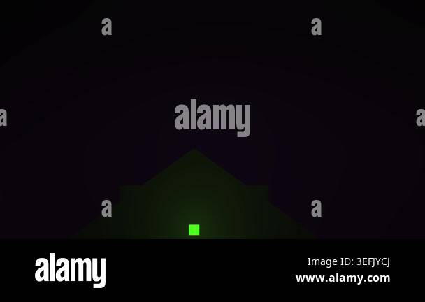 Green light on a dark background Stock Video Footage - Alamy