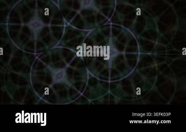 Glowing network connections on black background Stock Video Footage - Alamy