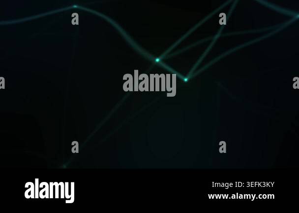 Abstract visualization of a digital network with glowing lines and ...