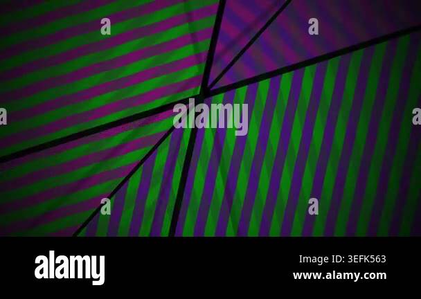 A dynamic abstract animation featuring shifting geometric lines and ...