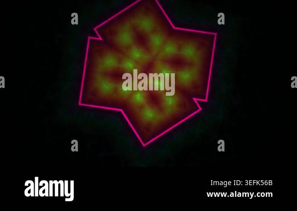Dynamic digital animation featuring pulsating green light grids and ...