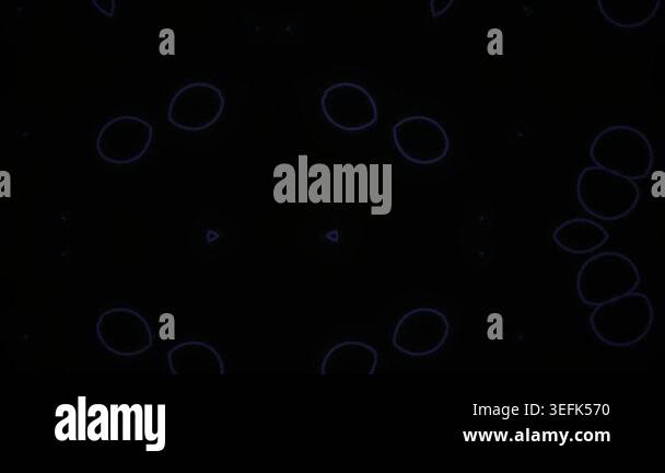 A dark abstract background featuring glowing geometric shapes and ...