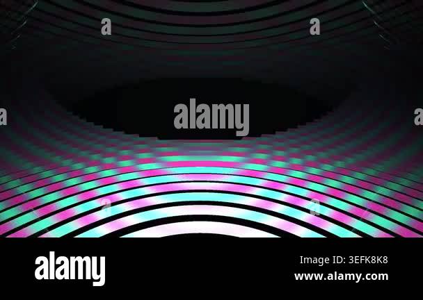 Abstract neon light tunnel background animation Stock Video Footage - Alamy