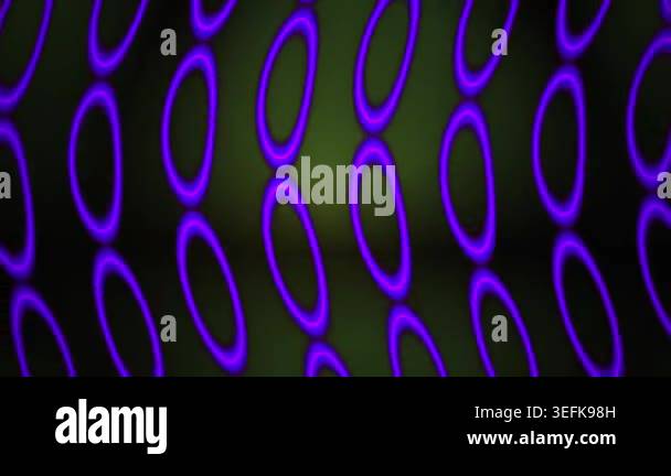 Neon purple ovals on black background Stock Video Footage - Alamy