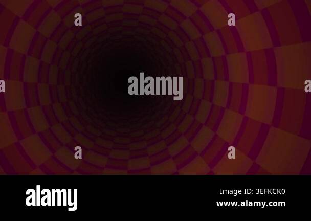An abstract motion graphic featuring a dark red and orange geometric ...