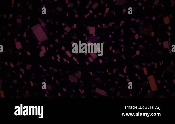 Black background with pink and purple specks Stock Video Footage - Alamy
