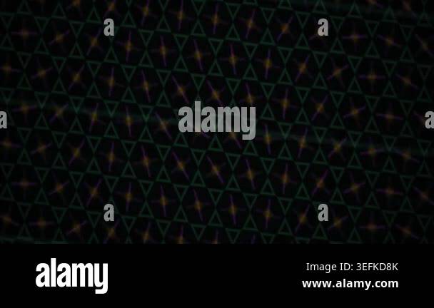 Black background with green lines and red dots pattern Stock Video ...