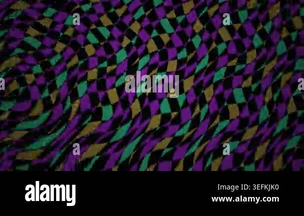 Vibrant geometric shapes on black background Stock Video Footage - Alamy