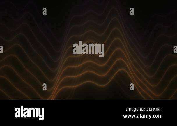 Glowing wave patterns on dark background Stock Video Footage - Alamy