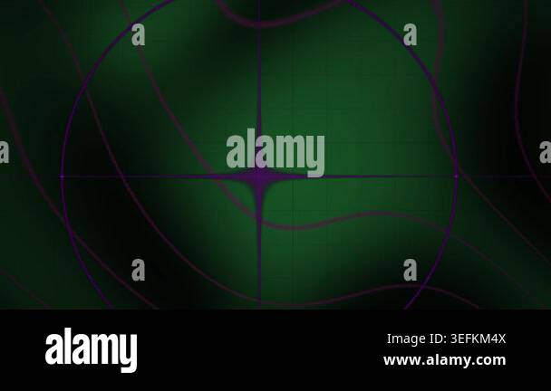 Abstract digital motion graphic featuring a purple cross symbol and ...