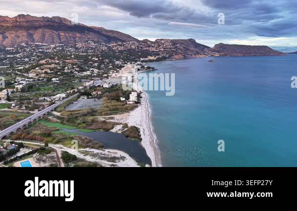 beautiful sunset over a mediterranean sea in mallorca Stock Video ...