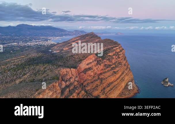 beautiful sunset in the mountains Stock Video Footage - Alamy