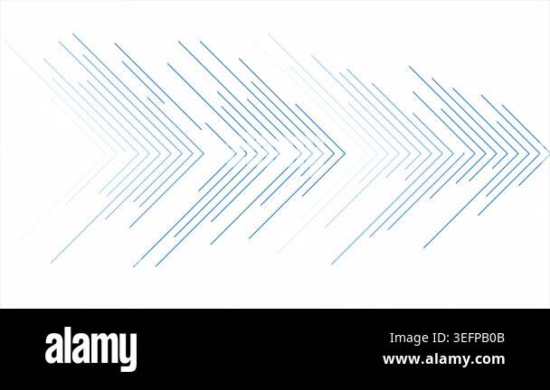 Blue minimal arrows lines abstract futuristic tech motion background ...