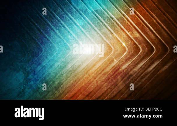 Contrast orange blue smooth grunge arrows abstract tech motion ...