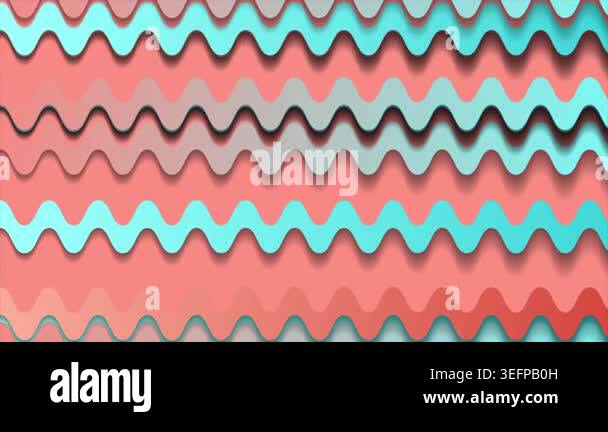 Abstract contrast geometric minimal bright pink and turquoise motion ...