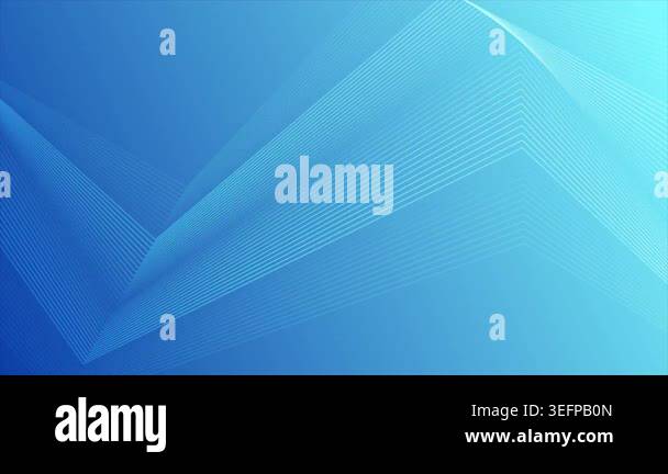 Blue cyan minimal curved lines abstract futuristic tech motion ...
