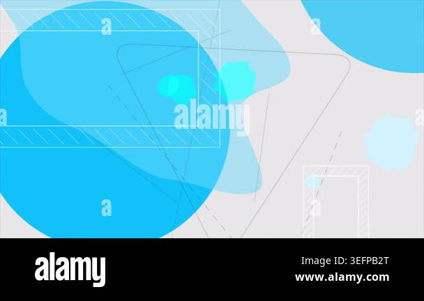 Grey and blue geometric minimal abstract motion background. Seamless ...