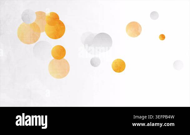 Orange and grey grunge circles abstract motion background. Seamless ...