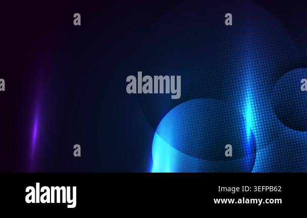 Dark blue glowing glossy stripes abstract tech background. Seamless ...