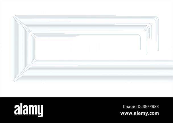 Blue white minimal lines abstract futuristic tech background. Seamless ...