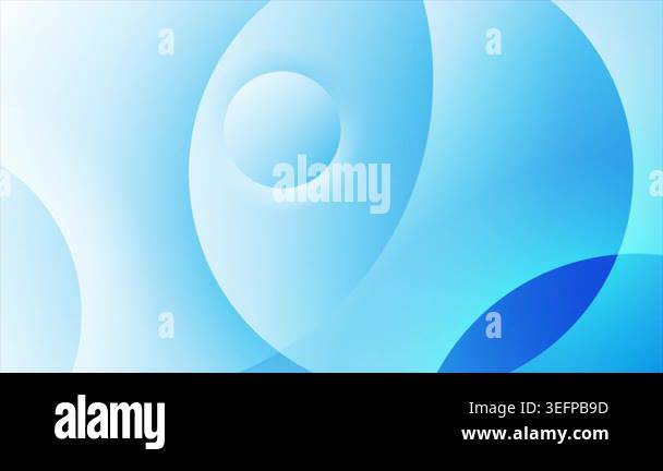Cyan blue circles abstract futuristic glowing motion background ...