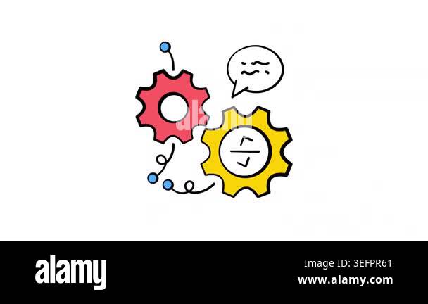 Get your hands on this amazing doodle style icon animation of code ...