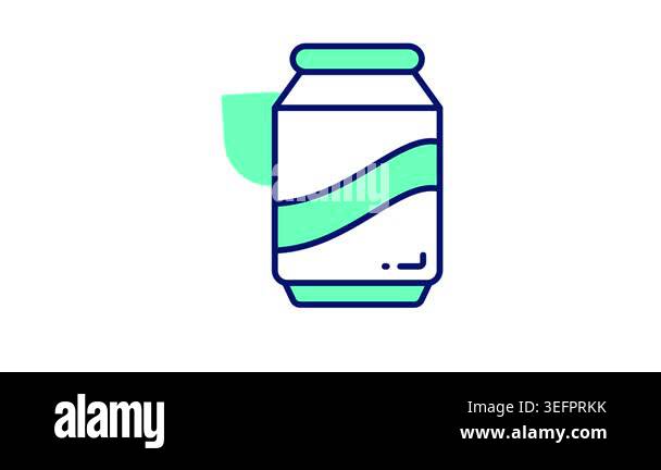 Have a look at this premium animated icon of soda can, vector of soda ...