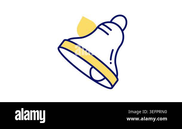 Download this premium animated icon of bell, notification bell vector ...