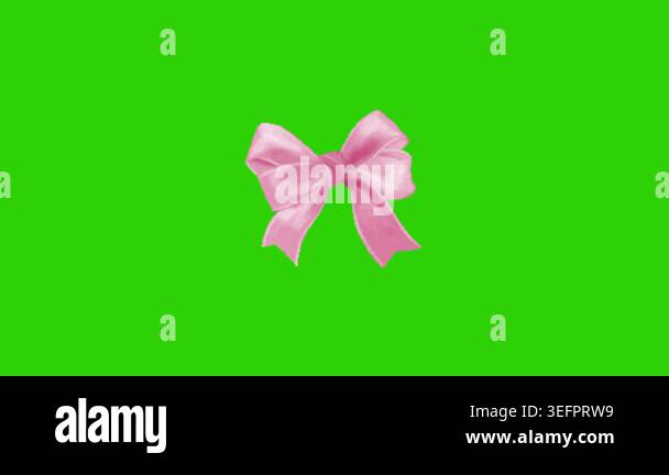 ribbon animation on green screen Stock Video Footage - Alamy