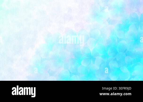 Soft Blue Floral Background with Watercolor Texture and Hydrangea ...