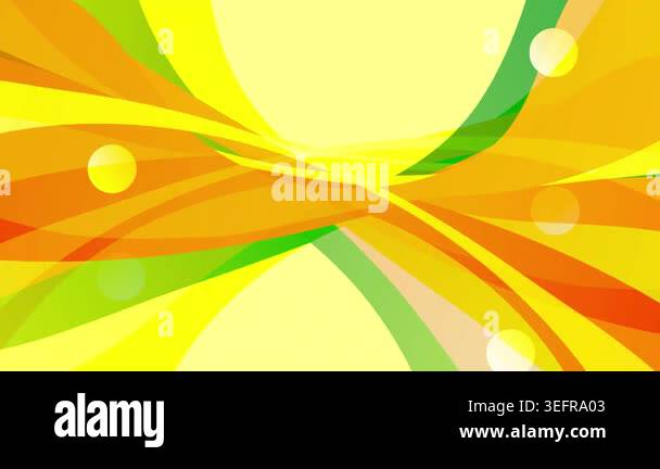 Vibrant abstract background with yellow and orange flowing waves Stock ...