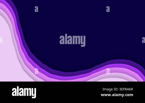 A captivating abstract background featuring a dynamic loop of purple ...